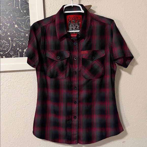 DIXXON | Tops | Dixxon Slayer Bamboo Blend Red Black Flannel Size Small ...